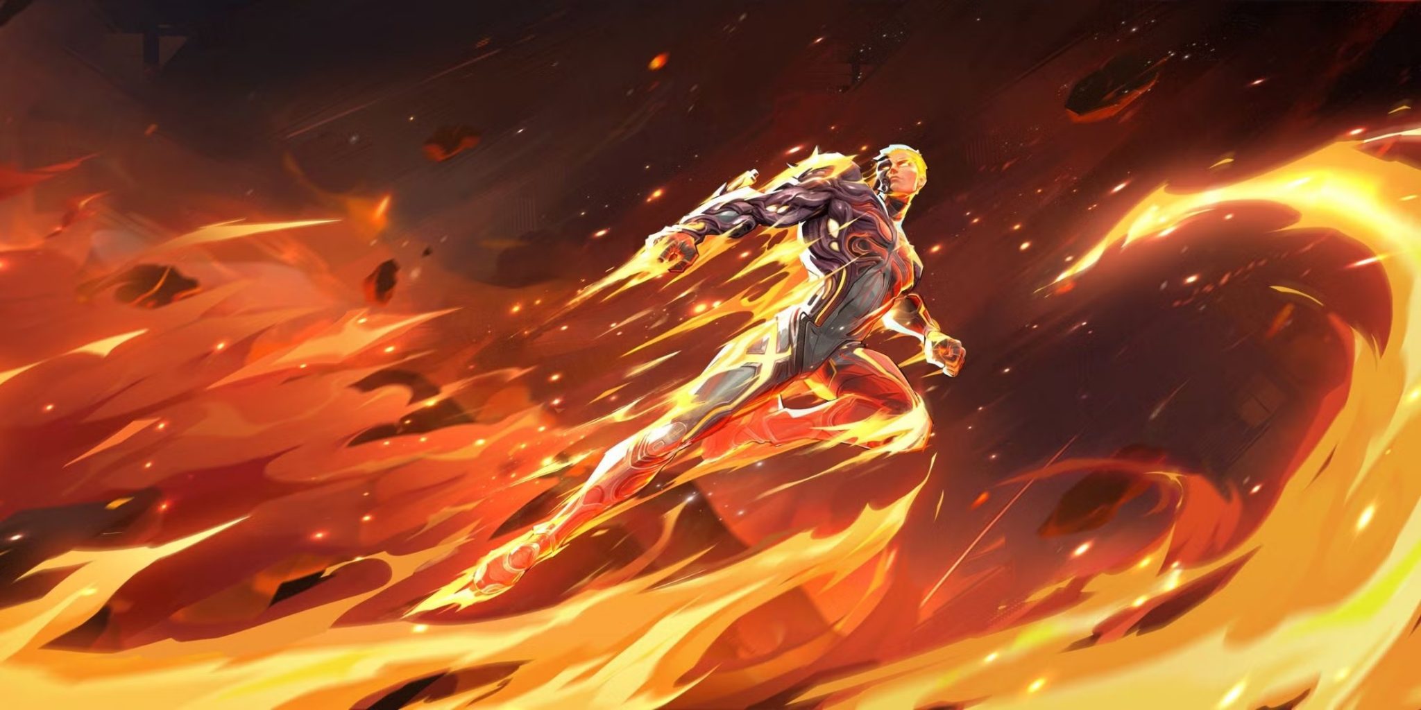 Marvel Rivals: Bộ trang phục "Negative Zone Gladiator" của Human Torch ...